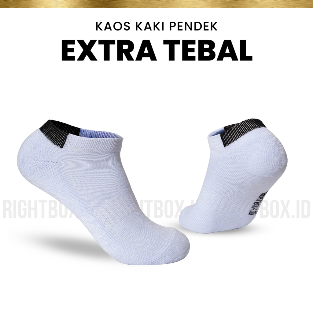 Jual Rightbox.id Kaos Kaki Tebal, Extra Serat Handuk, Pendek Semata Kaki, Size Dewasa | Shopee ...