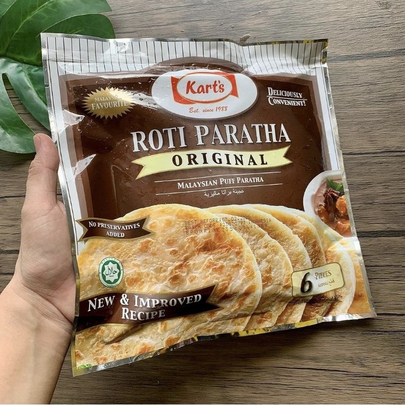 Jual karts roti paratha original frozen / kart's parata | Shopee Indonesia