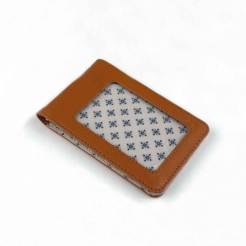 Jual Dompet ID card holder kulit asli model selip saku magnet | Shopee ...