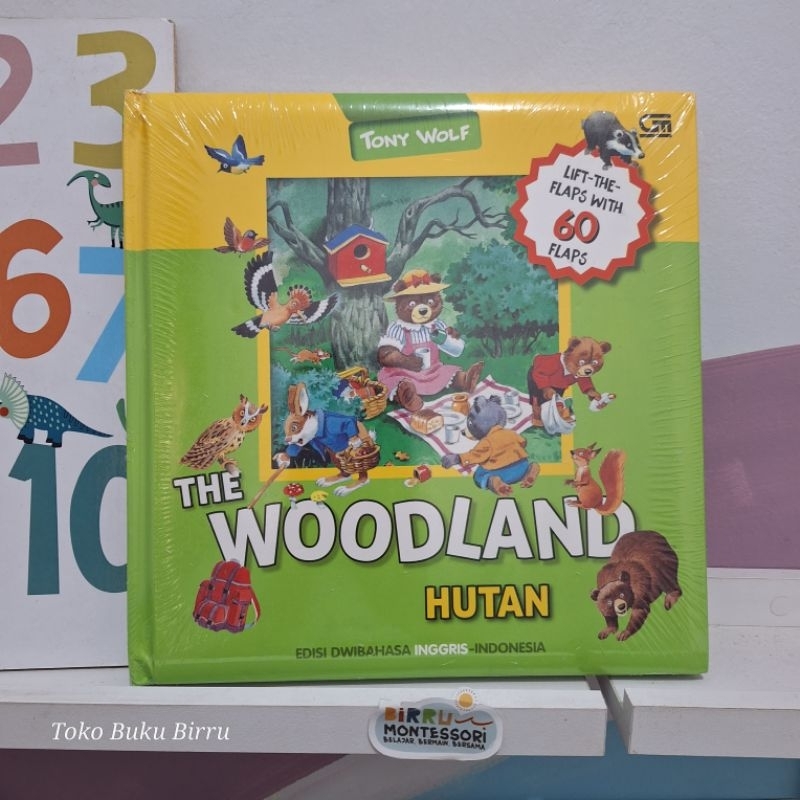 Jual Boardbook lift the flaps Tony Wolf / Judul The Woodland (hutan ...