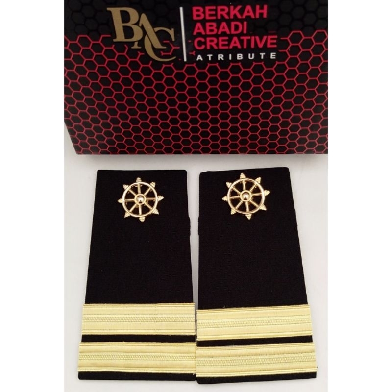 Jual Pangkat Pdh Pelmi/Pelayaran Balok Dua Kuning Exclusive | Shopee ...