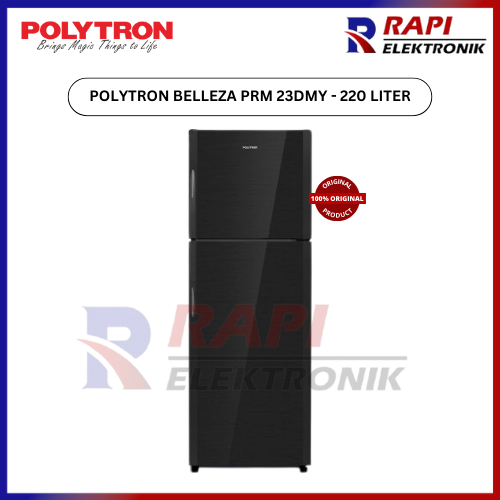 Jual LEMARI ES POLYTRON PRM 23DMY / 23 DM / BELLEZA 2 PINTU 220 LITER ...