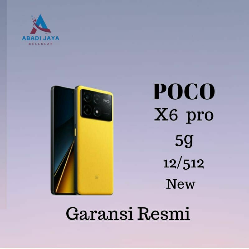 Jual Poco X6 Pro 5G 12/512 New Garansi Resmi Xiaomi Indonesia | Shopee Indonesia