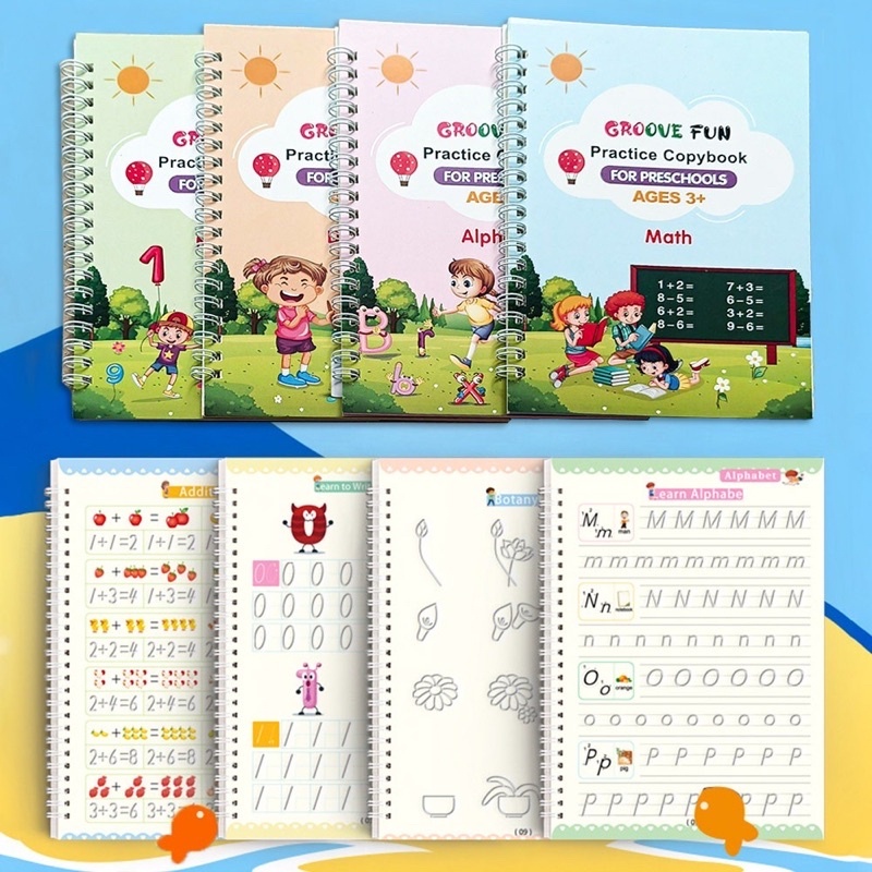 Jual Buku Sank Magic Pratice Book Alfabet, Math, Drawing & Number ...