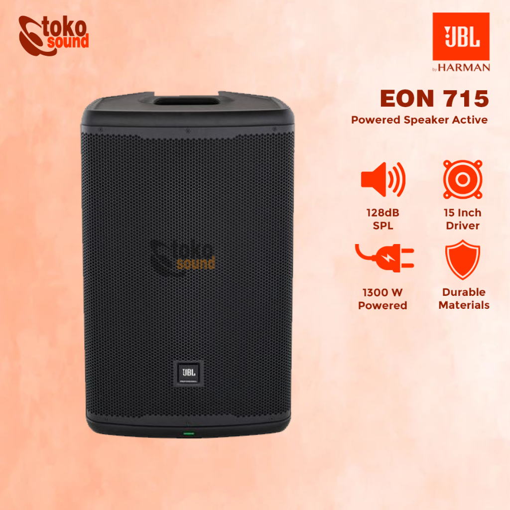 Jual JBL EON715 EON 715 - 15 Inch Powered PA Speaker with Bluetooth | Shopee Indonesia