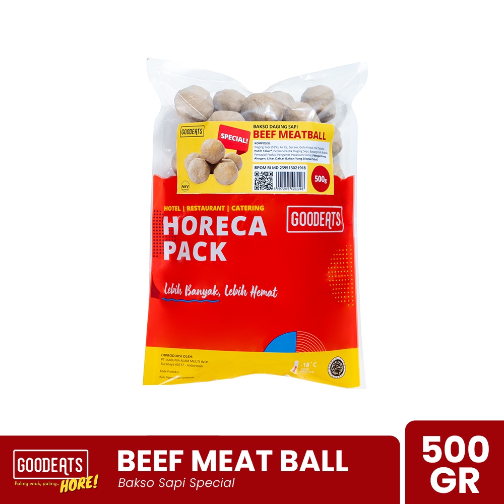Jual HORECA GOOD EATS Bakso Sapi Special (Beef Meatball) – 500 Gr | Shopee Indonesia