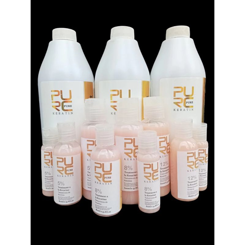 Jual Pelurus Rambut Keratin PURC 5% 8% 12% 30ml 60ml 100ml Pelurus ...