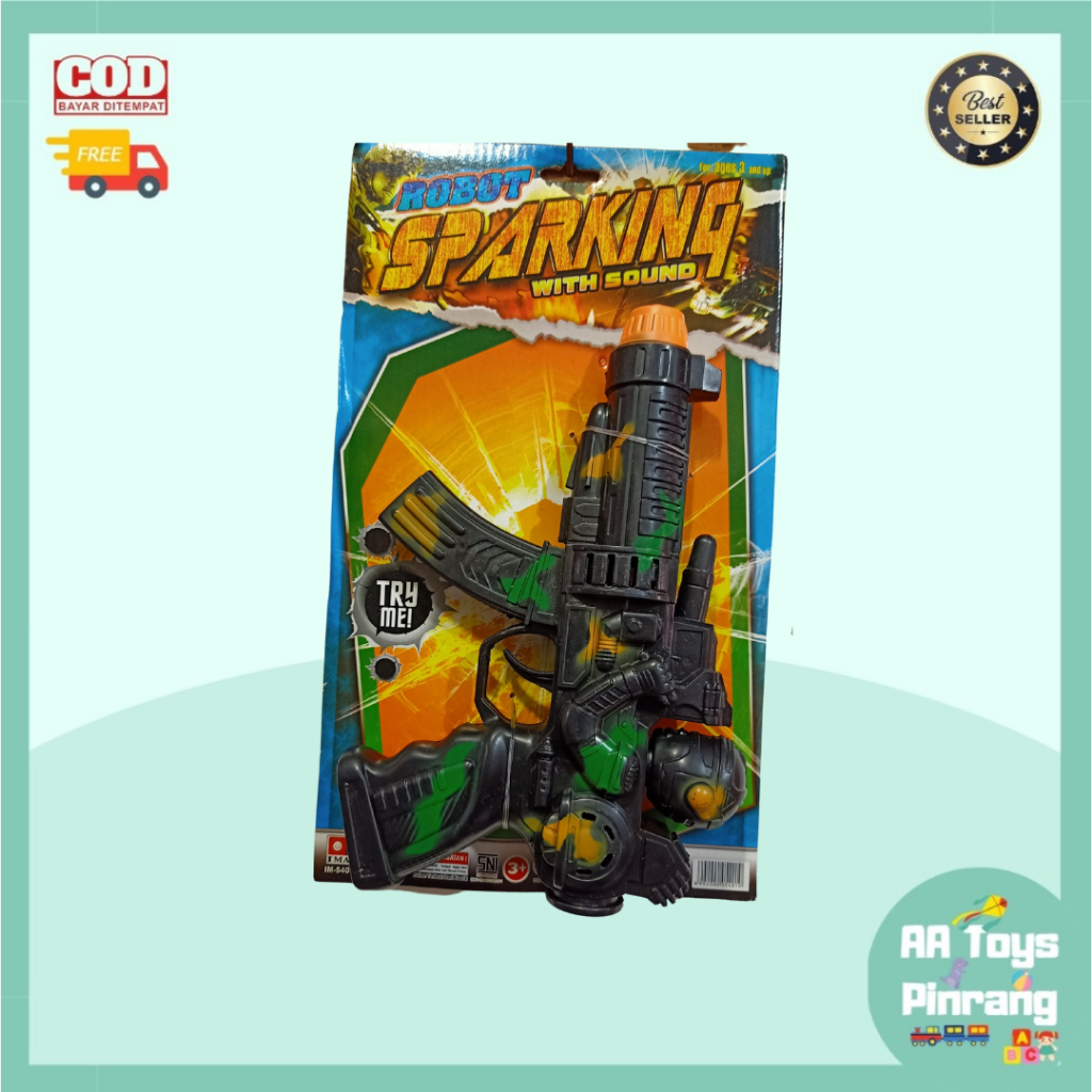 Jual MAINAN ANAK LAKI LAKI SPARKING GUN PISTOL KRETEK | Shopee Indonesia