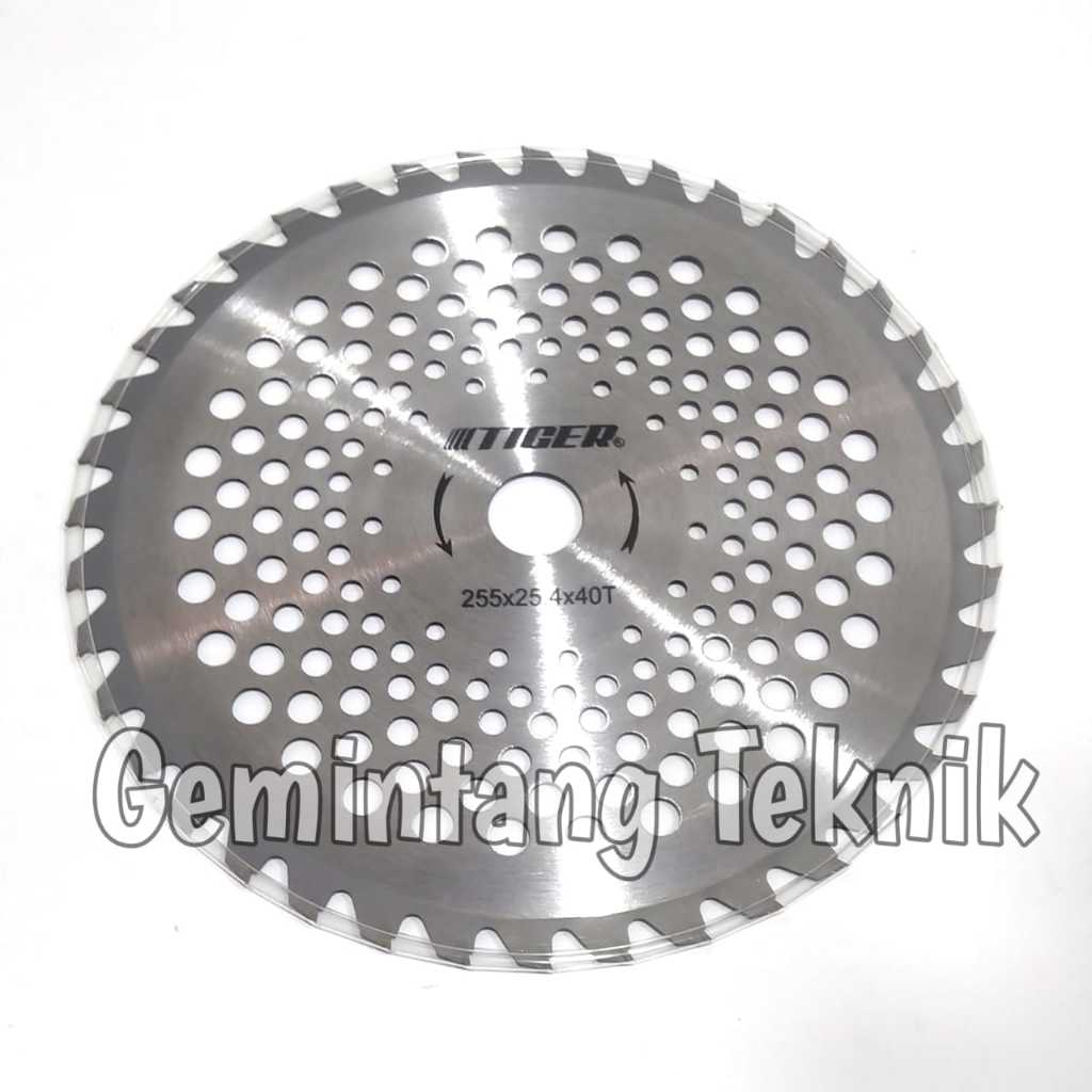 Jual Pisau Mesin Potong Rumput Bulat TIGER / Mata Pisau Potong Rumput ...