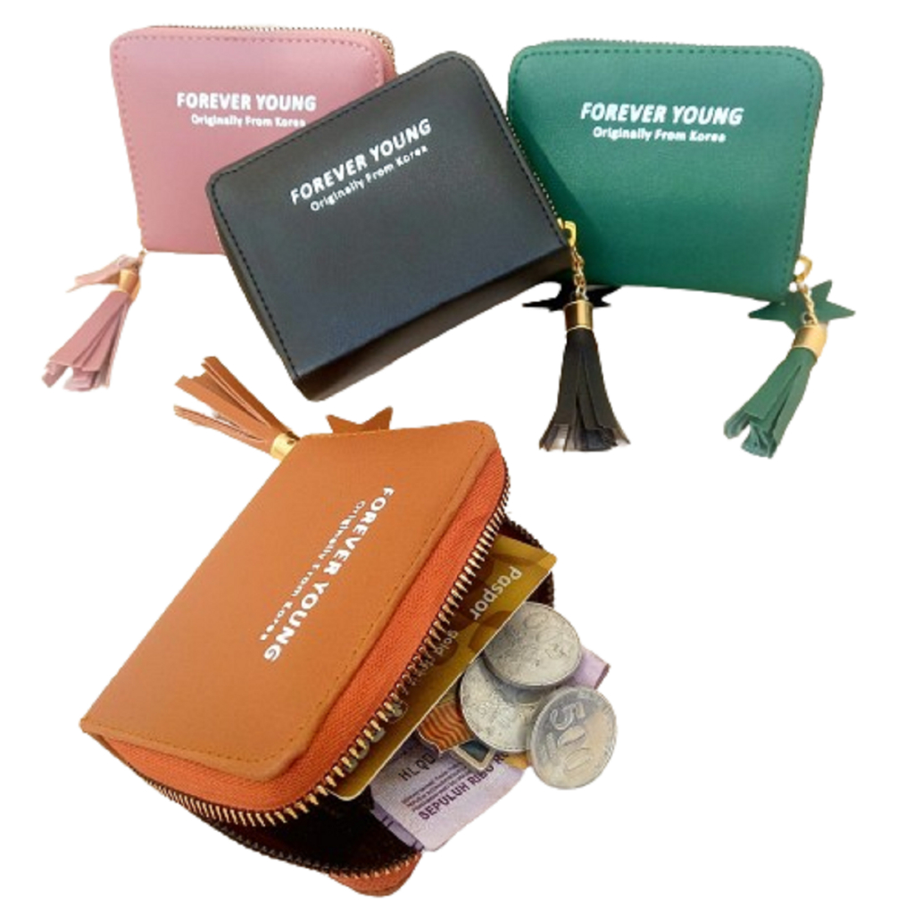 Jual dompet wanita korean forever young dove belly | Shopee Indonesia