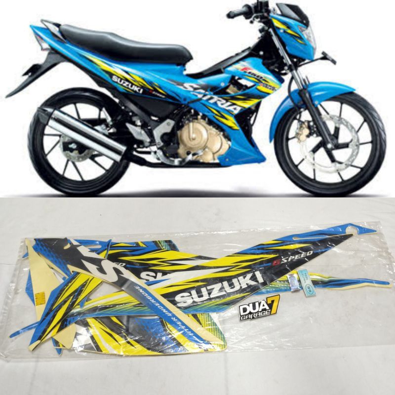 Jual Sticker stiker striping lis gambar Suzuki Satria F 150 FU 2013 ...