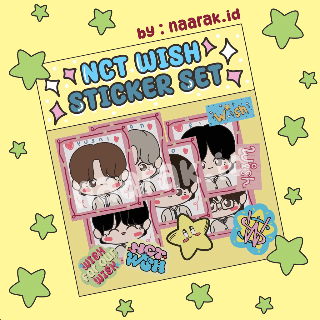 Jual NCT WISH STICKER SET | Shopee Indonesia