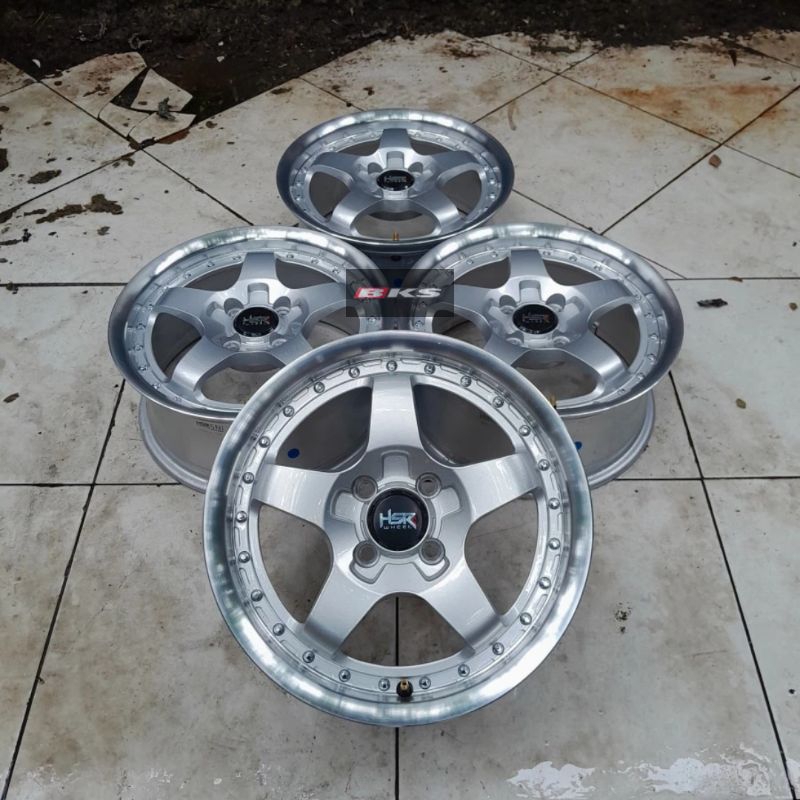 Jual Velg Bekas Racing Hsr Bob Ring 15 Untuk Brio Calya Ayla Sigra Yaris | Shopee Indonesia