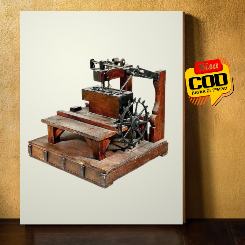 Jual Poster Mesin Jahit Kuno Hiasan Dinding Ruang Tamu Dan Kamar ...