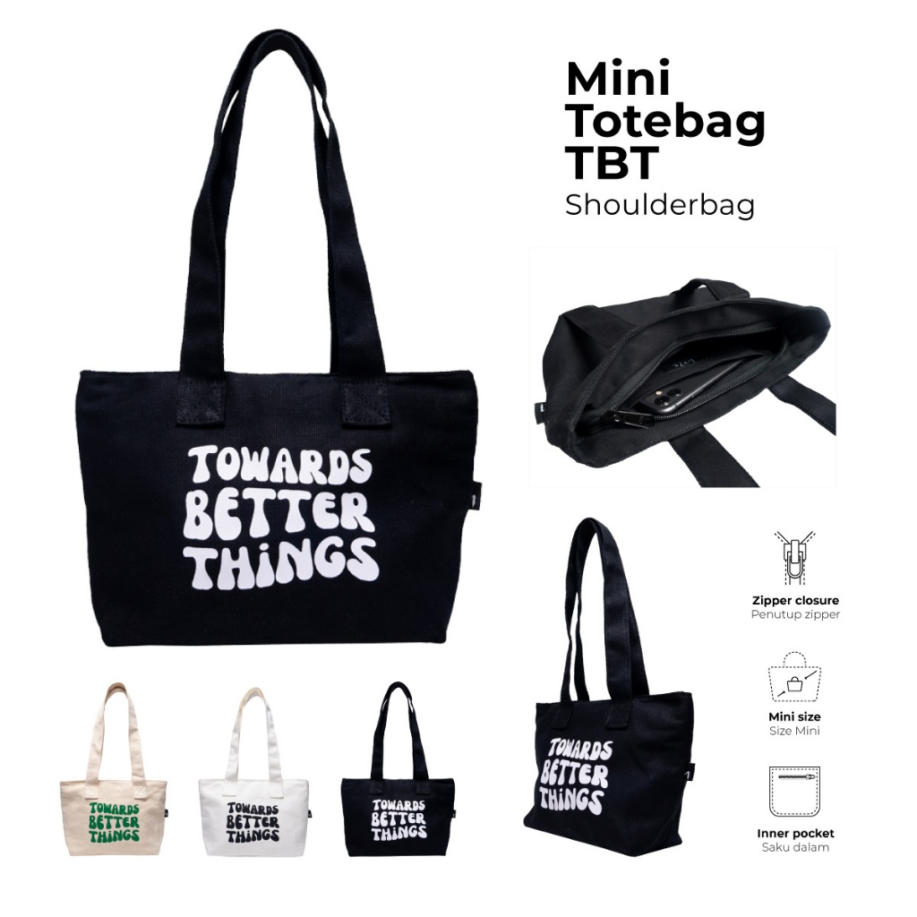 Jual Tote Bag Mini Kanvas Tas Bahu Canvas Tas Shoulder Bag Totebag Mini ...