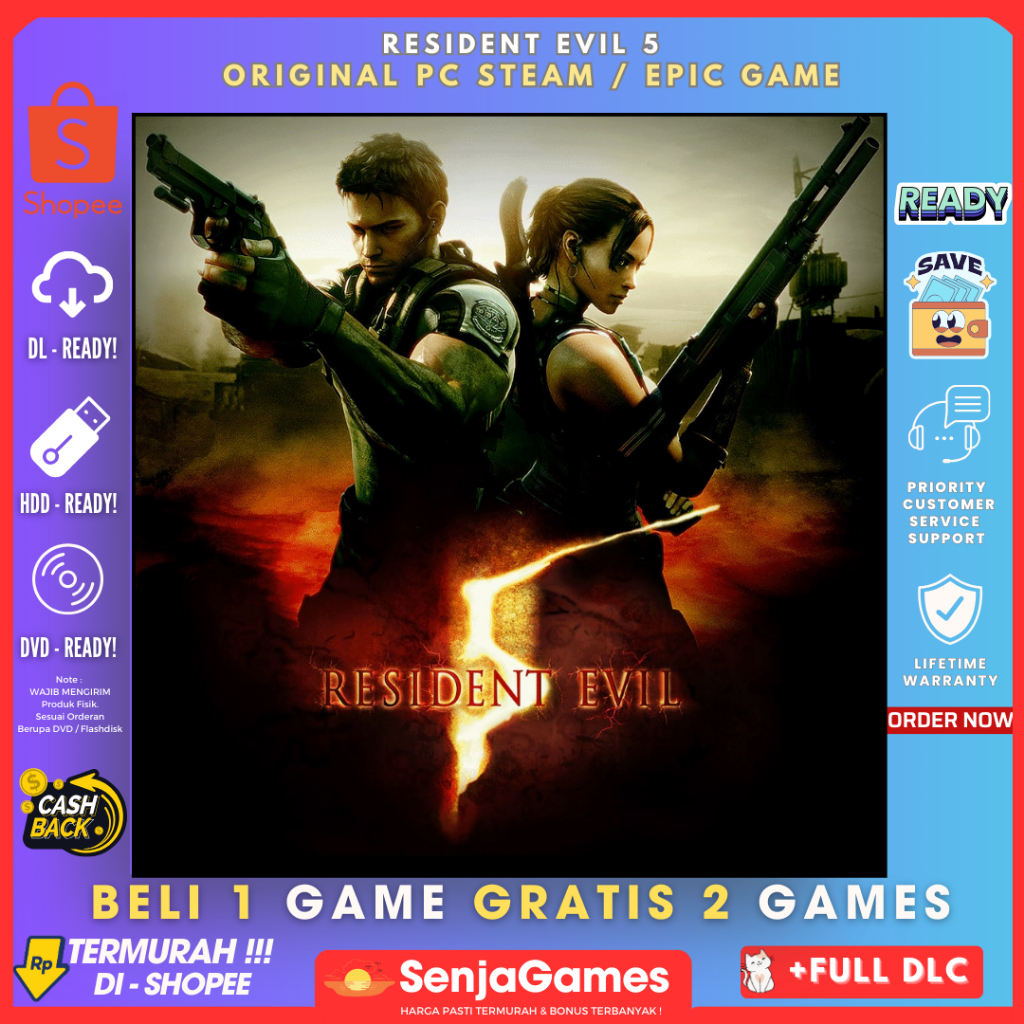 Jual Resident Evil 5 Original PC Steam | Shopee Indonesia