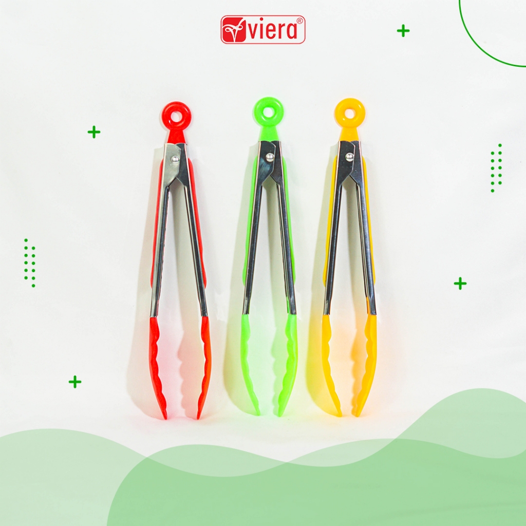 Jual VIERA - Tong Silicone Clip Food Tongs Capitan Silikon Makanan ...