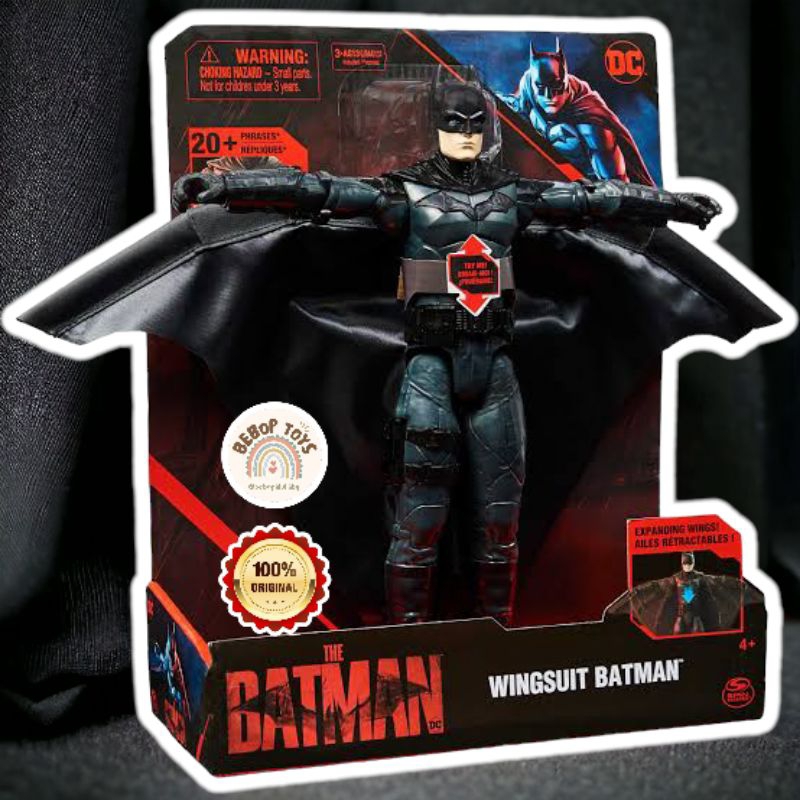 Jual DC BATMAN WINGSUIT ACTION FIGURE 12 INCH ORIGINAL SPIN MASTER ORIGINAL BATMAN MOVIE WITH ...