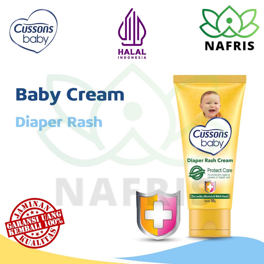 Jual ♥️Nafris♥️Cussons Baby Cream Diaper Rash - Krim Bayi Anti Ruam ...
