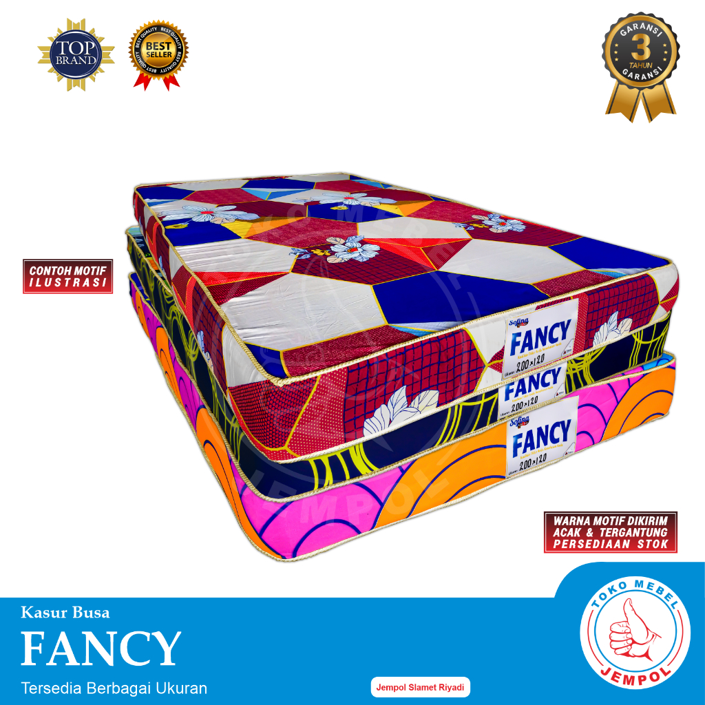 Jual Busa Fancy Tebal 14cm Kasur Busa Kain Katun Bergaransi busa 3 ...