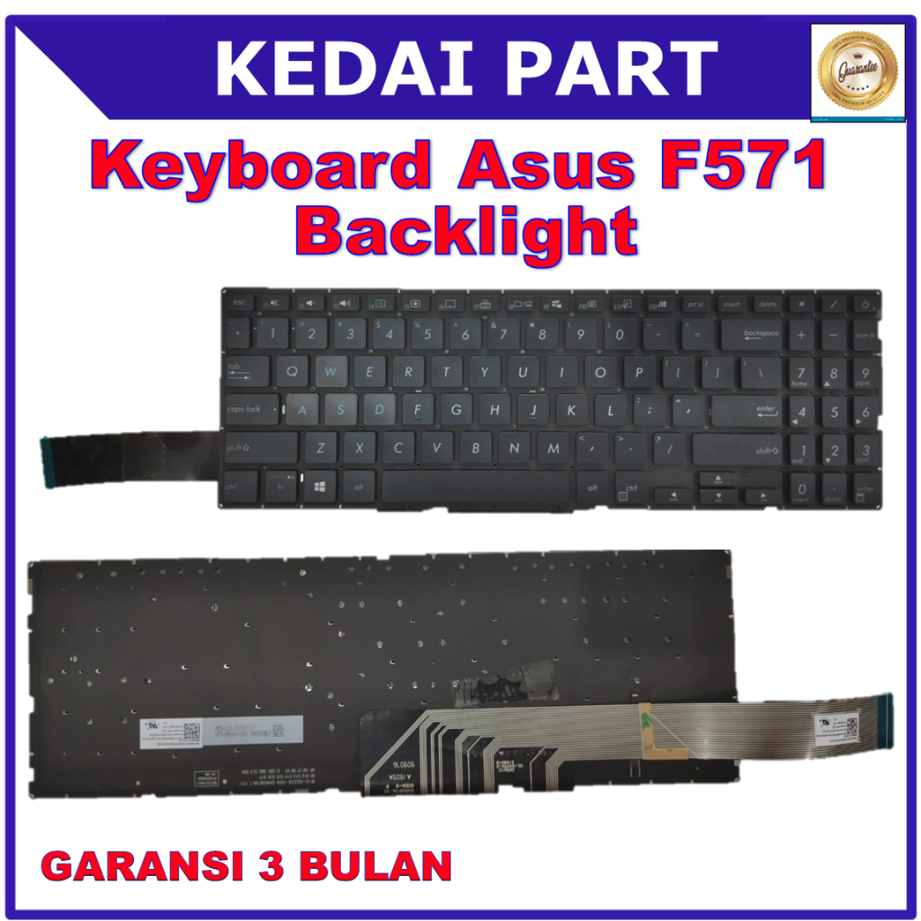 Jual Keyboard Asus Vivobook Pro F571 F571gd F571gt F571lh X571gt ...