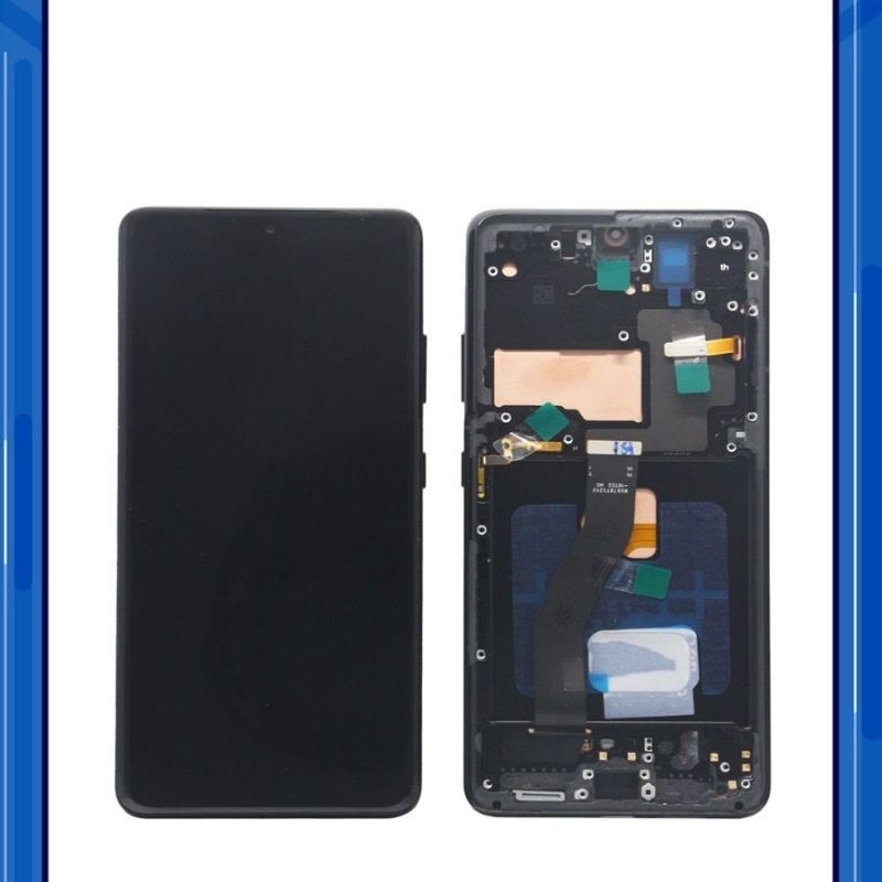 Jual LCD SAMSUNG S21 ULTRA 5G/G998/G998B PLUS FRAME ORI OLED BISA ...