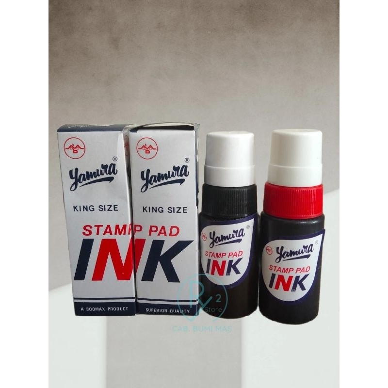 Jual (1 PCS) TINTA STAMP PAD/TINTA BAK STEMPEL YAMURA | Shopee Indonesia