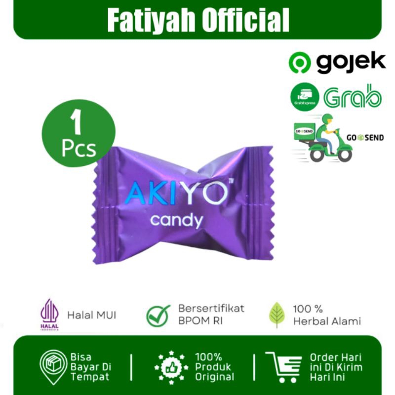 Jual ECERAN AKIYO CANDY ORIGINAL - PERMEN KOPI 1 PCS | Shopee Indonesia