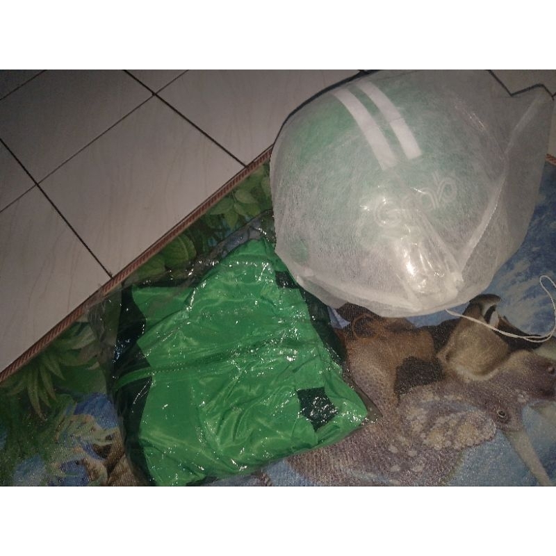 Jual JAKET UKURAN XXL DAN HELM GRAB BARU | Shopee Indonesia