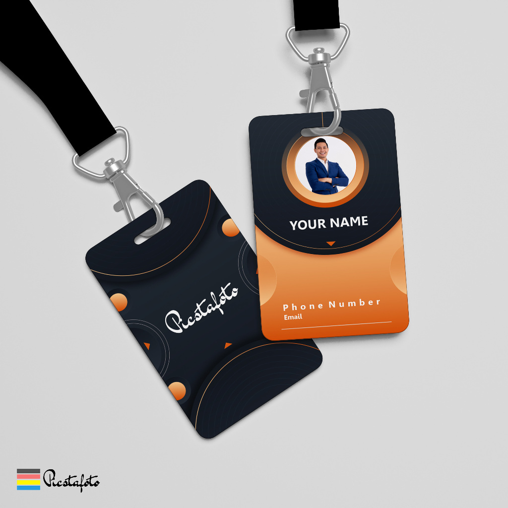 Jual ID Card PVC Name Tag Lubang Gantungan Untuk Lanyard | Shopee Indonesia