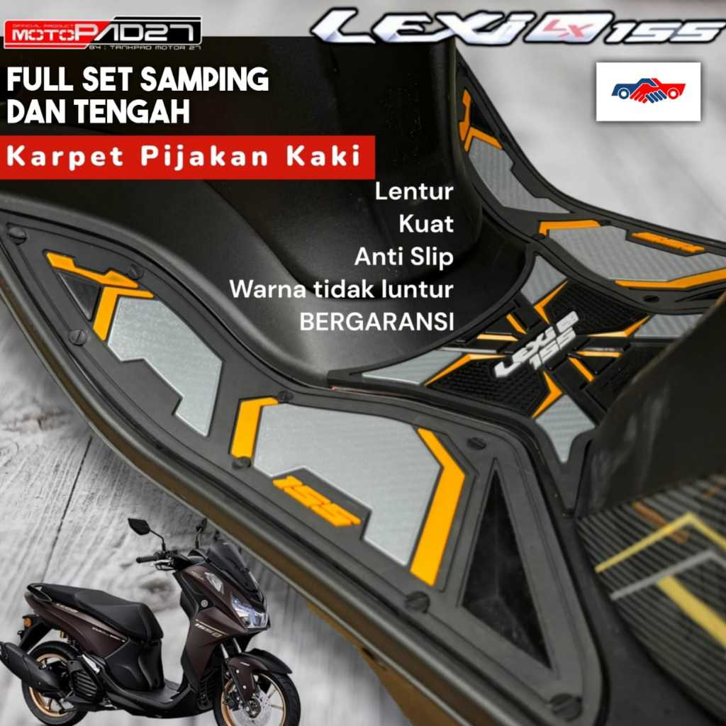 Jual karpet motor NEW LEXI 155 cc tahun 2024 rubber step floor MP27 ...