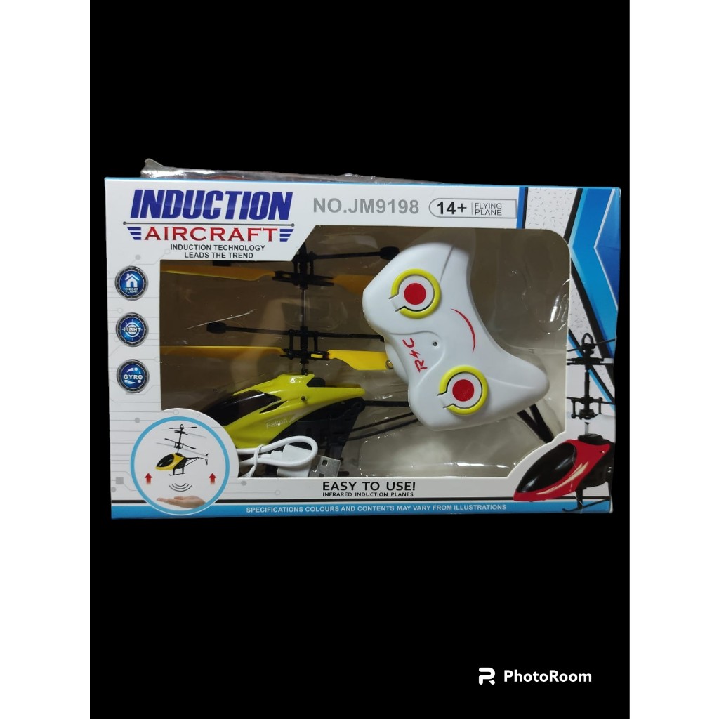 Jual mainan helicopter terbang sensor infrared induction aircraft 1 ...