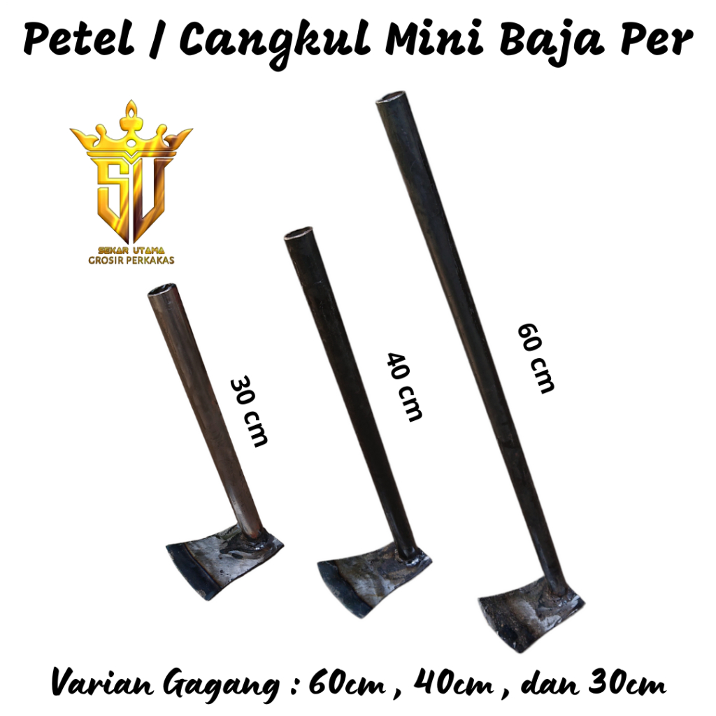 Jual Cangkul Kecil Baja Per Mobil/ Petel Wangkil/ Cangkul Mini Full ...