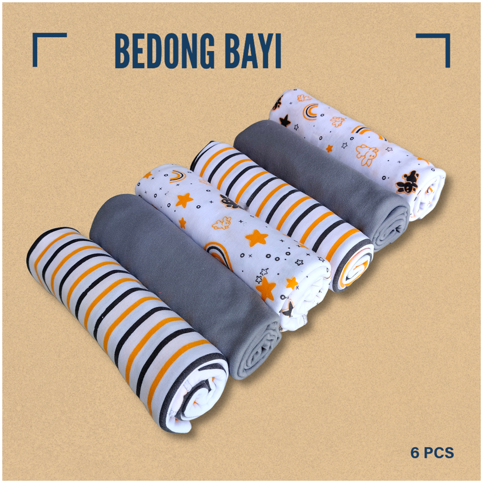 Jual Bedong Bayi Jumbo Mix 6 Pcs Ukuran 110 x 90 cm | Shopee Indonesia