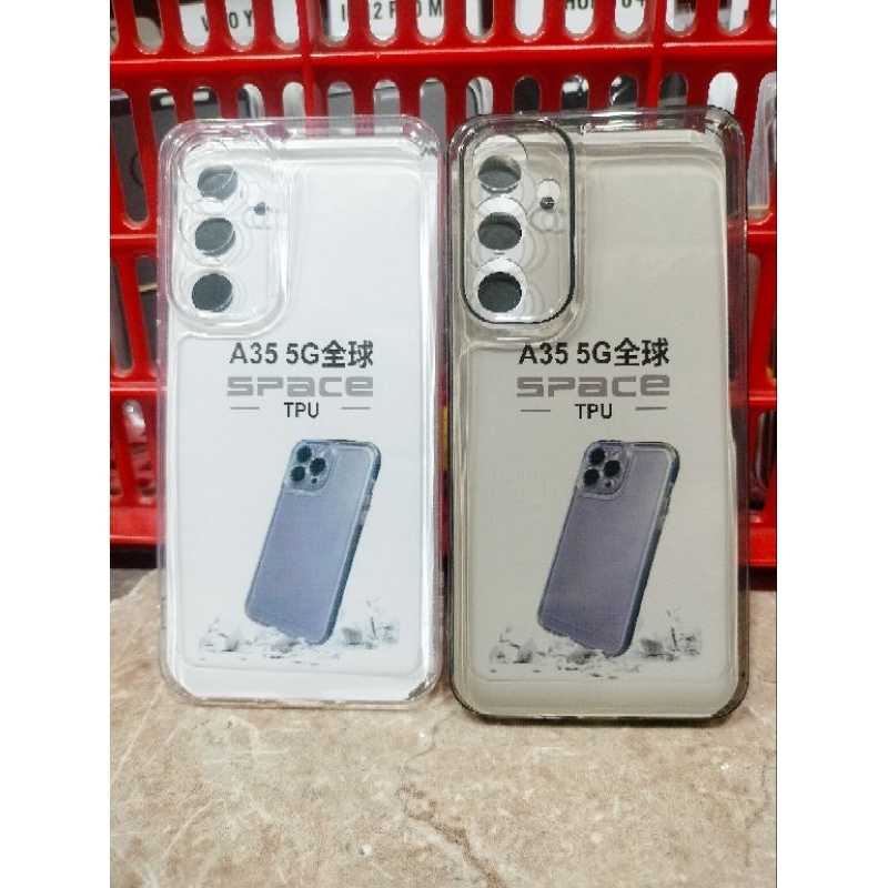 Jual SOFTCASE CLEAR SPACE TPU SAMSUNG A35 5G SILIKON BENING TRANSPARAN ...
