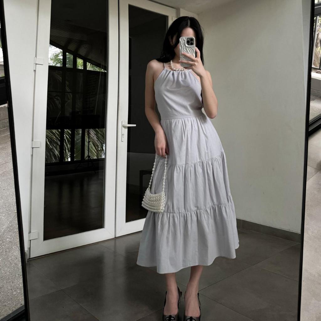 Jual Heidi halter dress | Shopee Indonesia