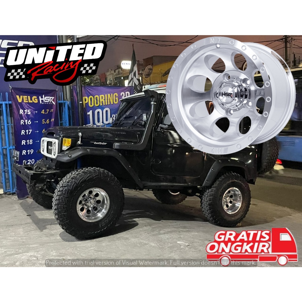 Jual VELG OFFROAD RING 15 MOBIL HARDTOP JIMNY KATANA R15 LEBAR 10 PCD ...