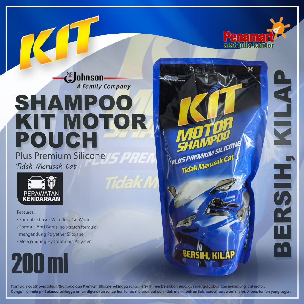 Jual Kit Motor Shampoo Pouch 200ml (AS103) | Shopee Indonesia