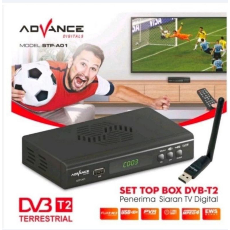 Jual Advance STP-A01 Set Top Box TV Digital Receiver Full HD/STB Wifi ...