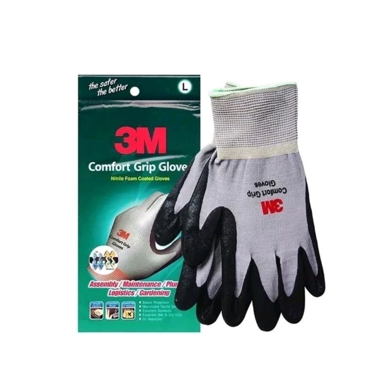Jual SALE!!! Sarung Tangan 3M Comfort Grip Glove Size M | Shopee Indonesia