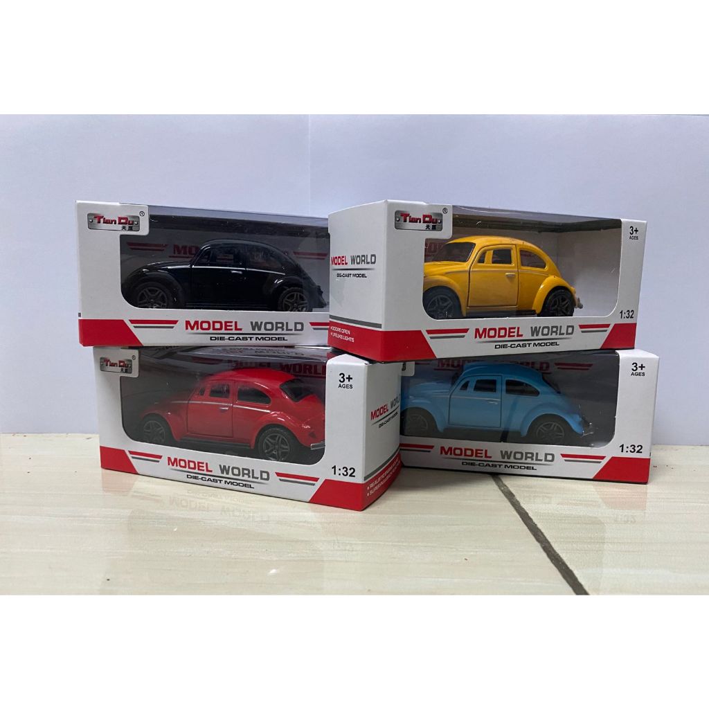Jual Model World Diecast Volkswagen Beetle Mobil Jadul VW Kodok 1/32 ...