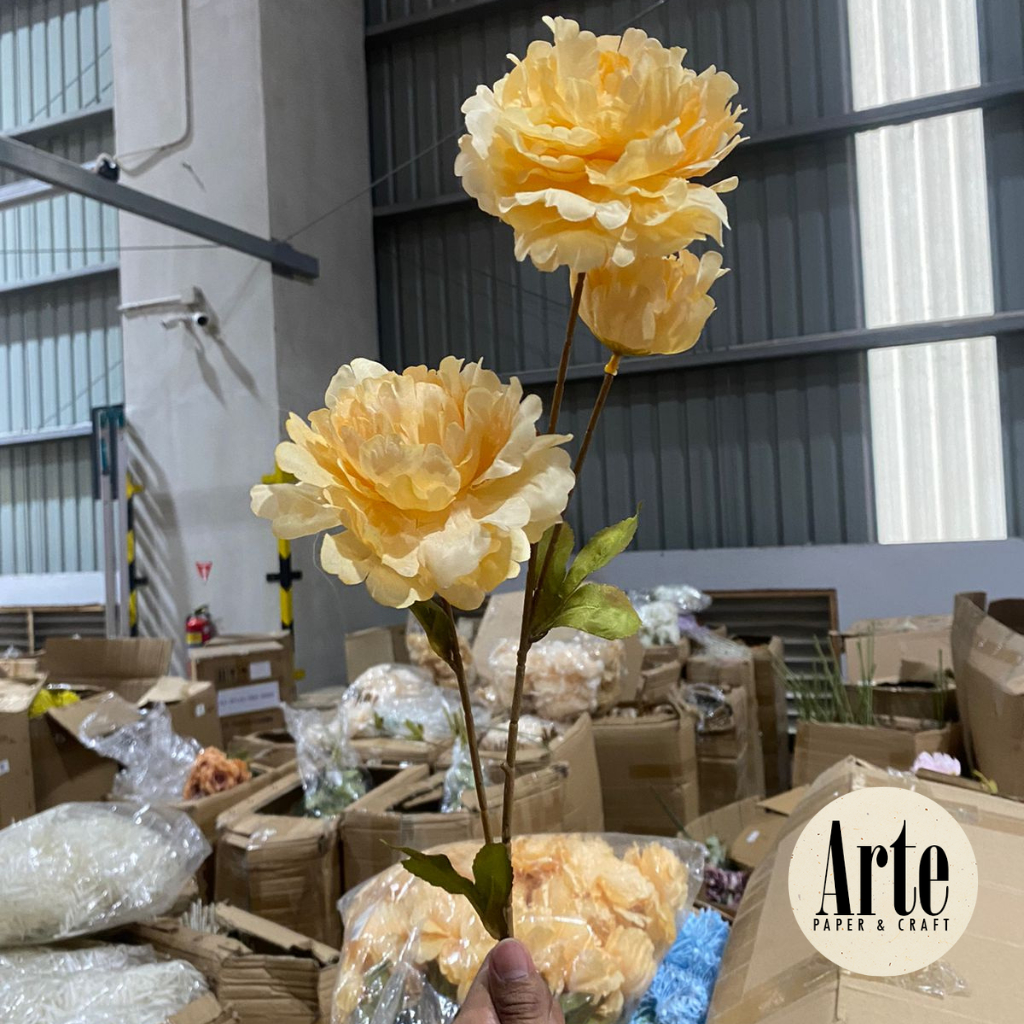 Jual 70cm Flower Bunga Peony Jumbo X3 Premium Soft Touch Dense ...