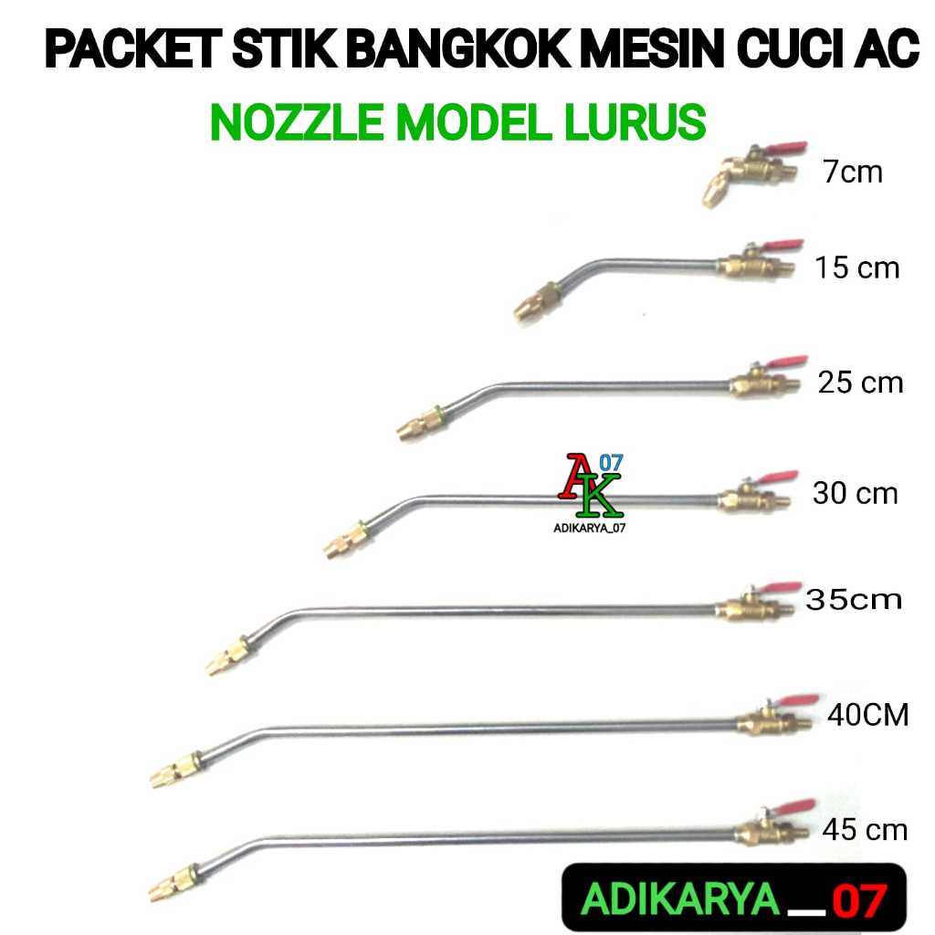 Jual PAKET Stik Steam Cuci AC Stik Jet Cleaner Stik Semprotan Cuci AC ...