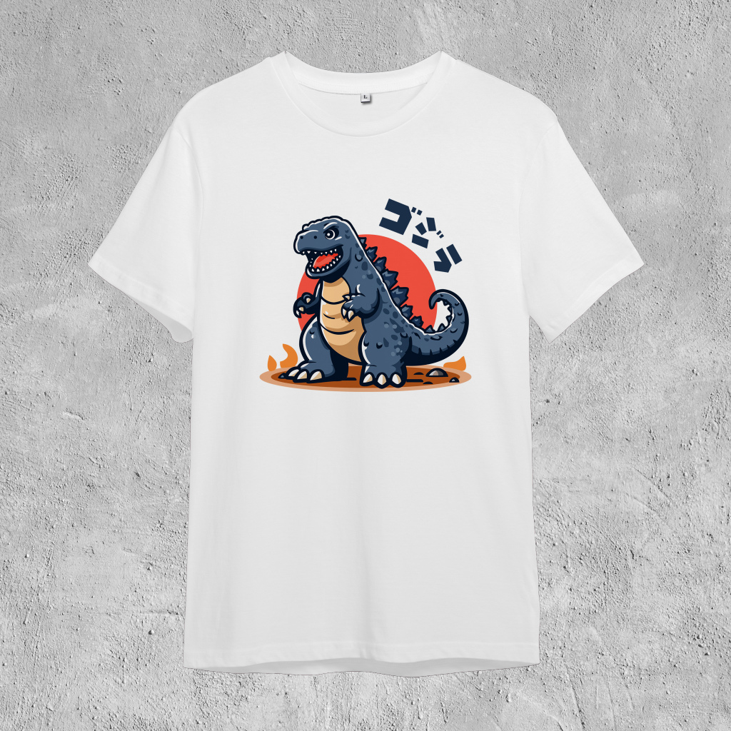 Jual Baju Kaos Dewasa Godzilla Monster Kaiju Laki - Laki Perempuan GZL ...