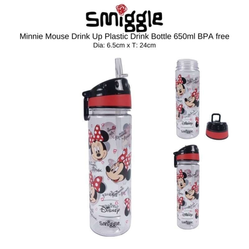 Jual Botol Minum Smiggle Minnie Mouse 650ml | Shopee Indonesia
