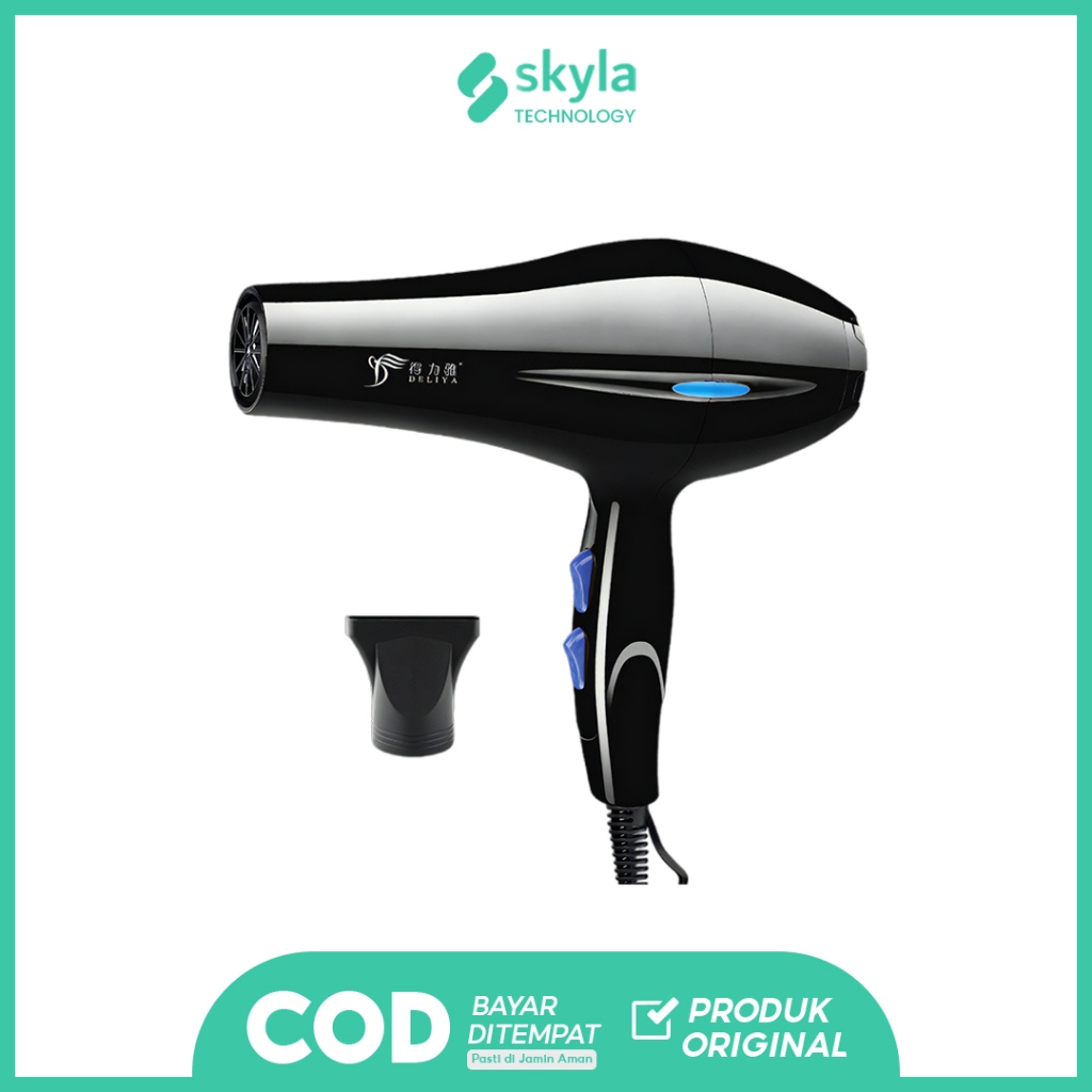 Jual Hair Dryer Deliya 1200W Pengering Rambut Termurah Daya tinggi ...