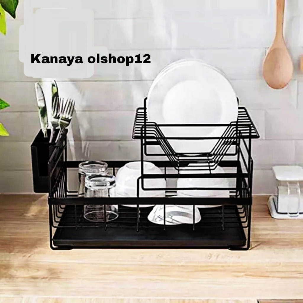 Jual KNY Rak piring portable bikin dapur lebih rapih / Rak piring mini ...