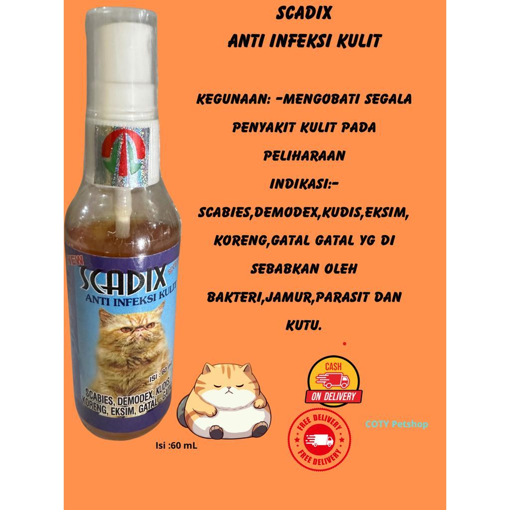Jual Obat Jamur Scadix spray anti infeksi kulit 60ml | Shopee Indonesia