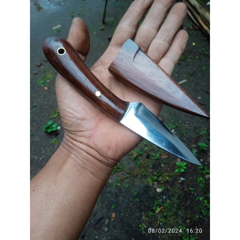 Jual pisau dapur pisau steak okulasi serut bambu pisau jalu | Shopee ...