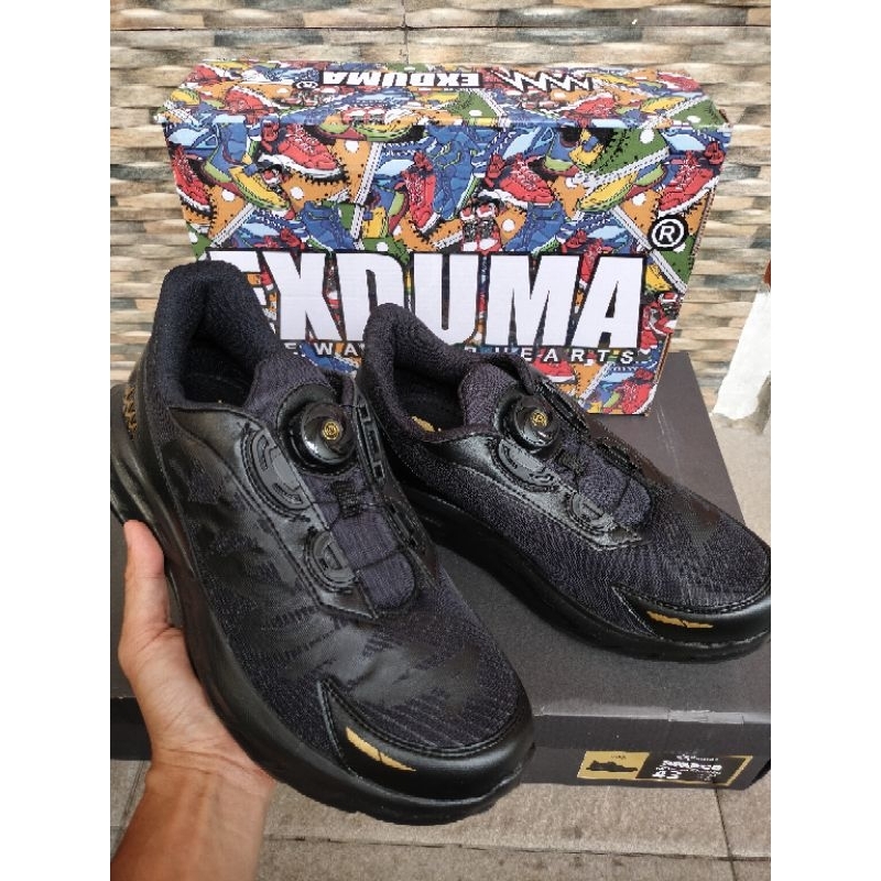 Jual SEPATU EXDUMA TALI PUTAR/SEPATU EXDUMA SUPER BLACK ORI | Shopee ...